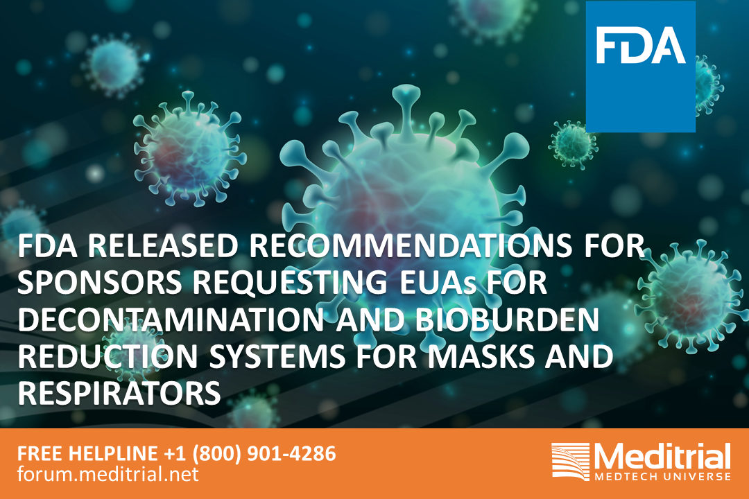 FDA released recommendations for sponsors requesting EUAs for ...